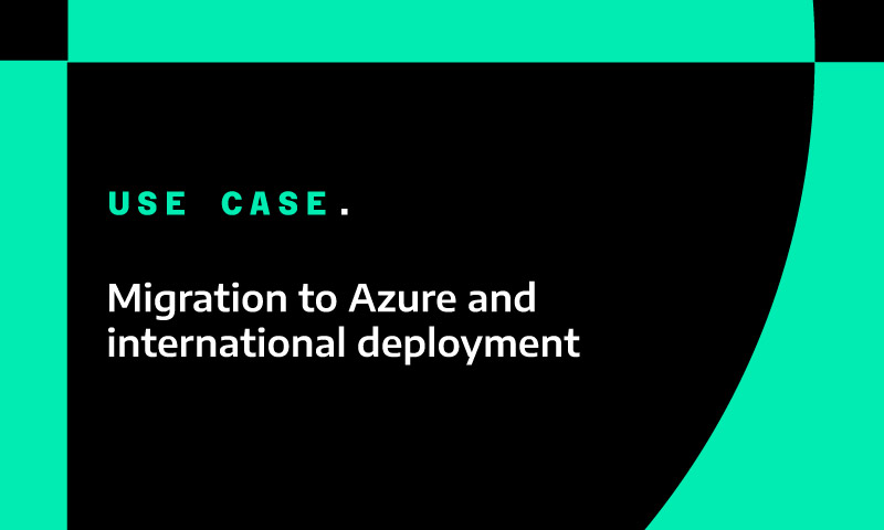 Migration to Azure and international deployment - Almond